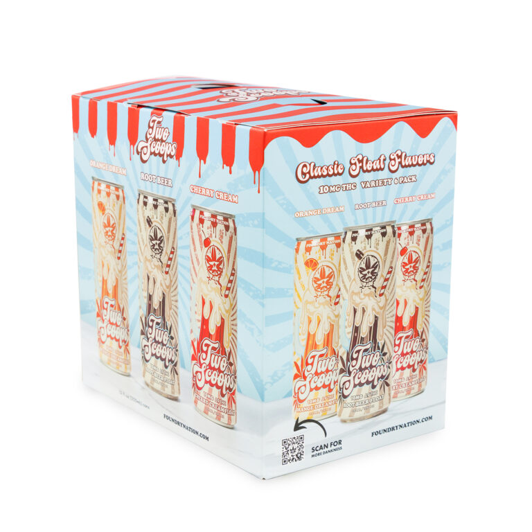 Two Scoops - 10mg THC Sodas | Foundry Nation