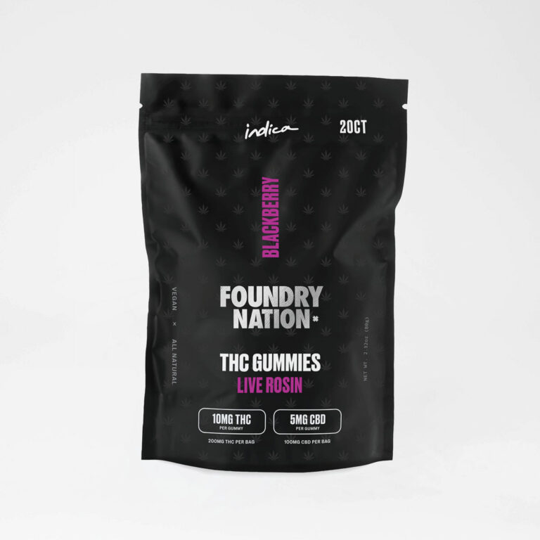 Indica Live Rosin THC Gummies | 10mg | Foundry Nation
